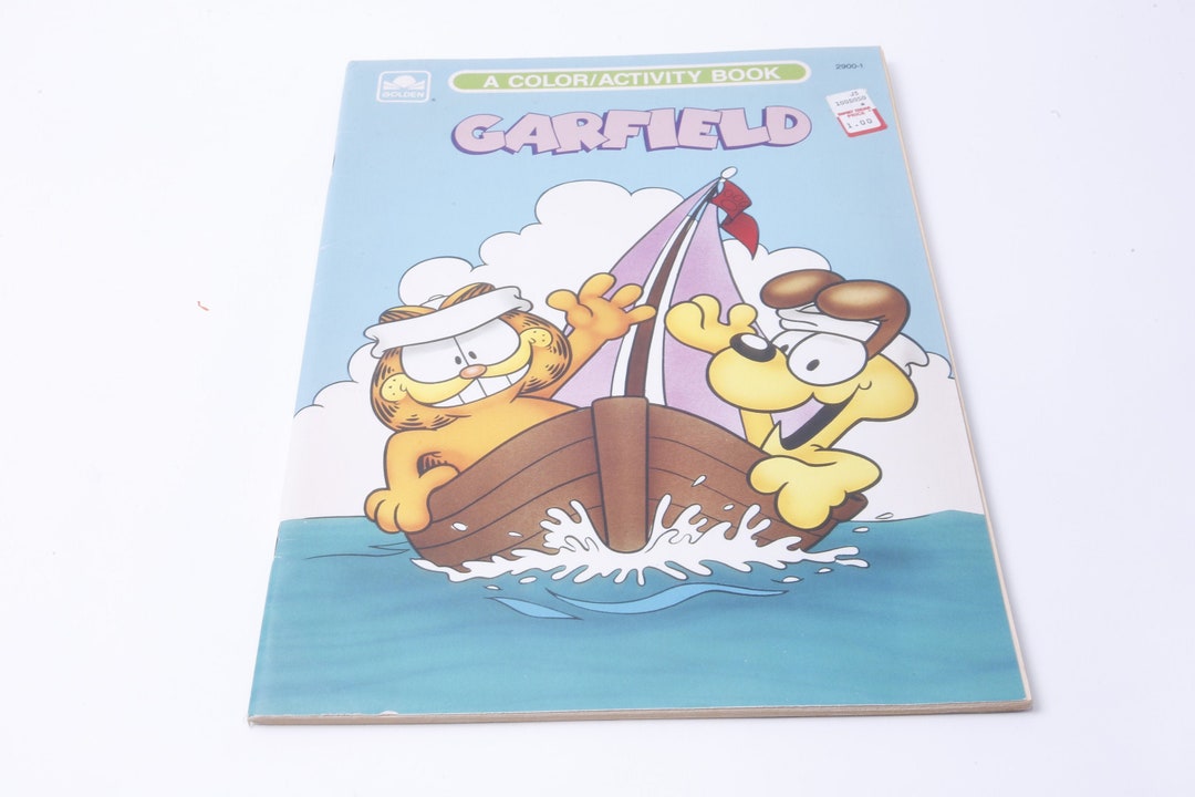 Garfield, A Color Activity Book, Golden, UFS, 1991, Vintage, Picture ...