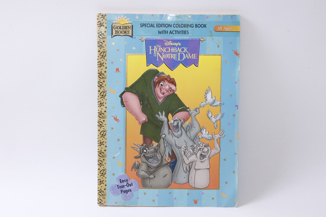 Disney, the Hunchback of Notre Dame, Coloring Book, Activity, Softcover ...