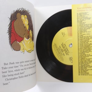 Walt Disney, Winnie Pooh, Honey Tree, Picture Book, Vinyl, Record ...
