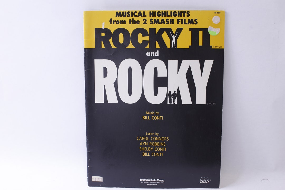 Rocky 2 and Rocky, Musical Highlights, Bill Conti, 1979, United Artists ...