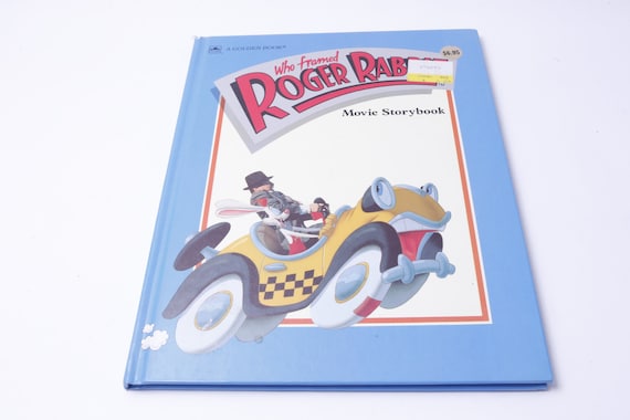 Who Framed Roger Rabbit Movie Storybook Walt Disney Golden | Etsy
