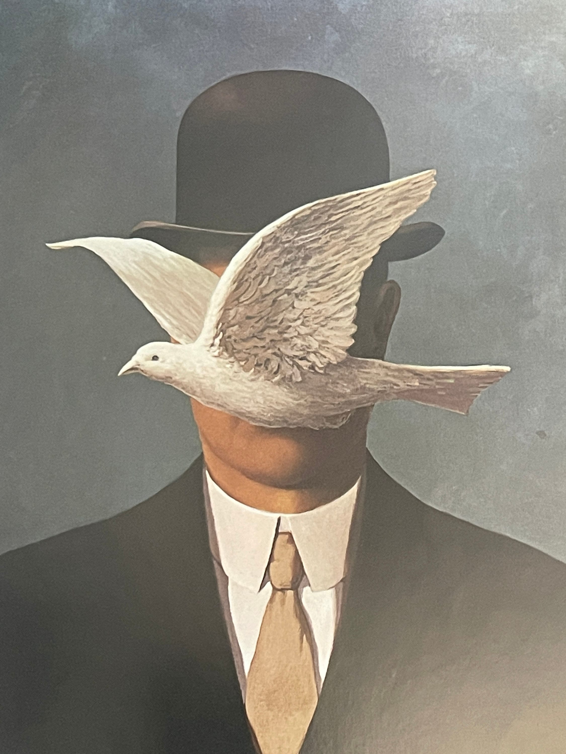 René Magritte the Man in the Bowler Hat Print Reproduction - Etsy Canada