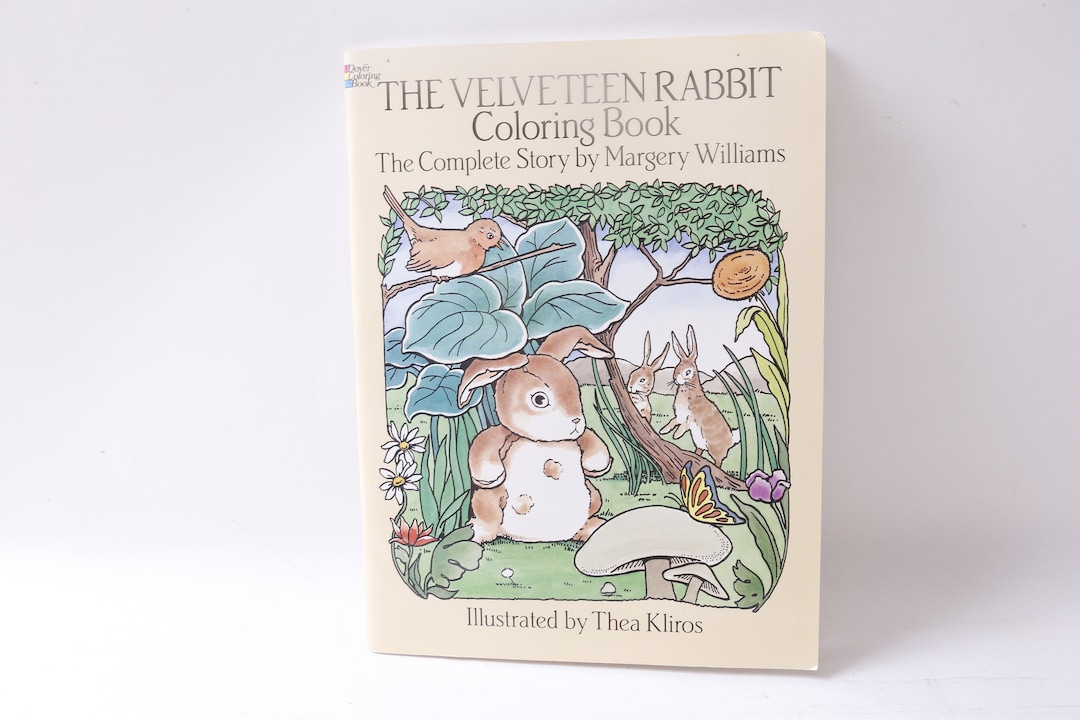 The Velveteen Rabbit, Margery Williams, Coloring Book, Dover, Picture Book, Softcover, Nursery ...