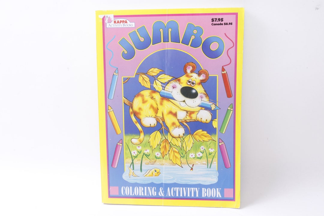 Jumbo, Coloring and Activity Book, Softcover, Picture Book, Nursery ...