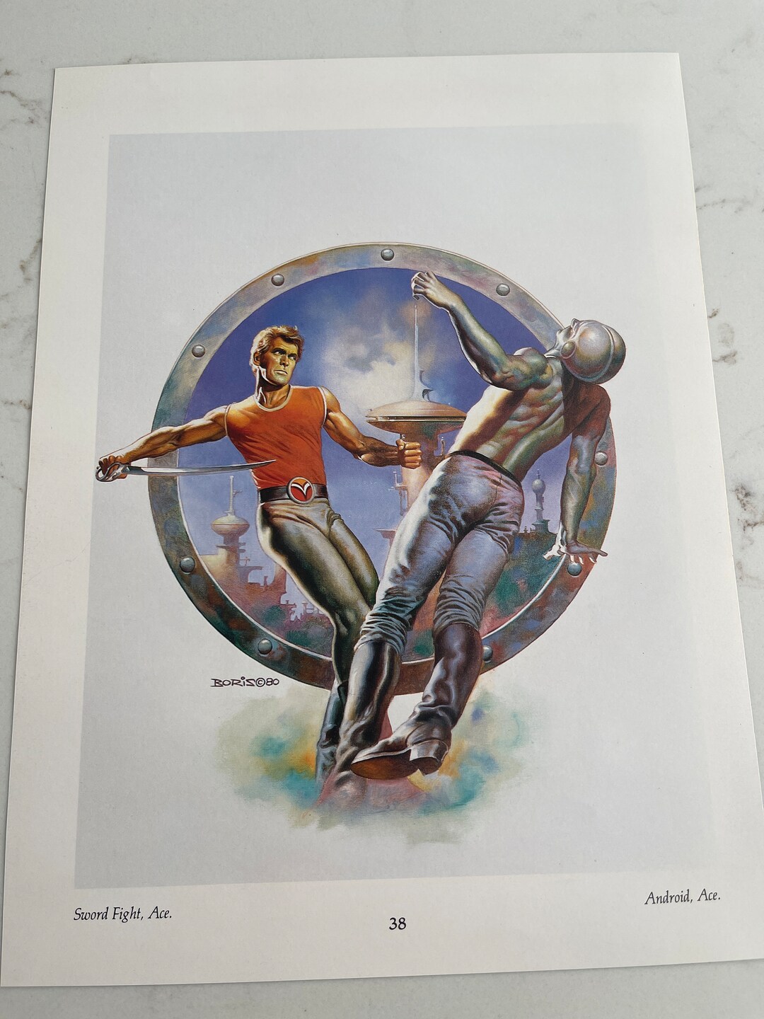 Sword Fight, Android Ace, Boris Vallejo, Reprints, Artwork, Mature ...