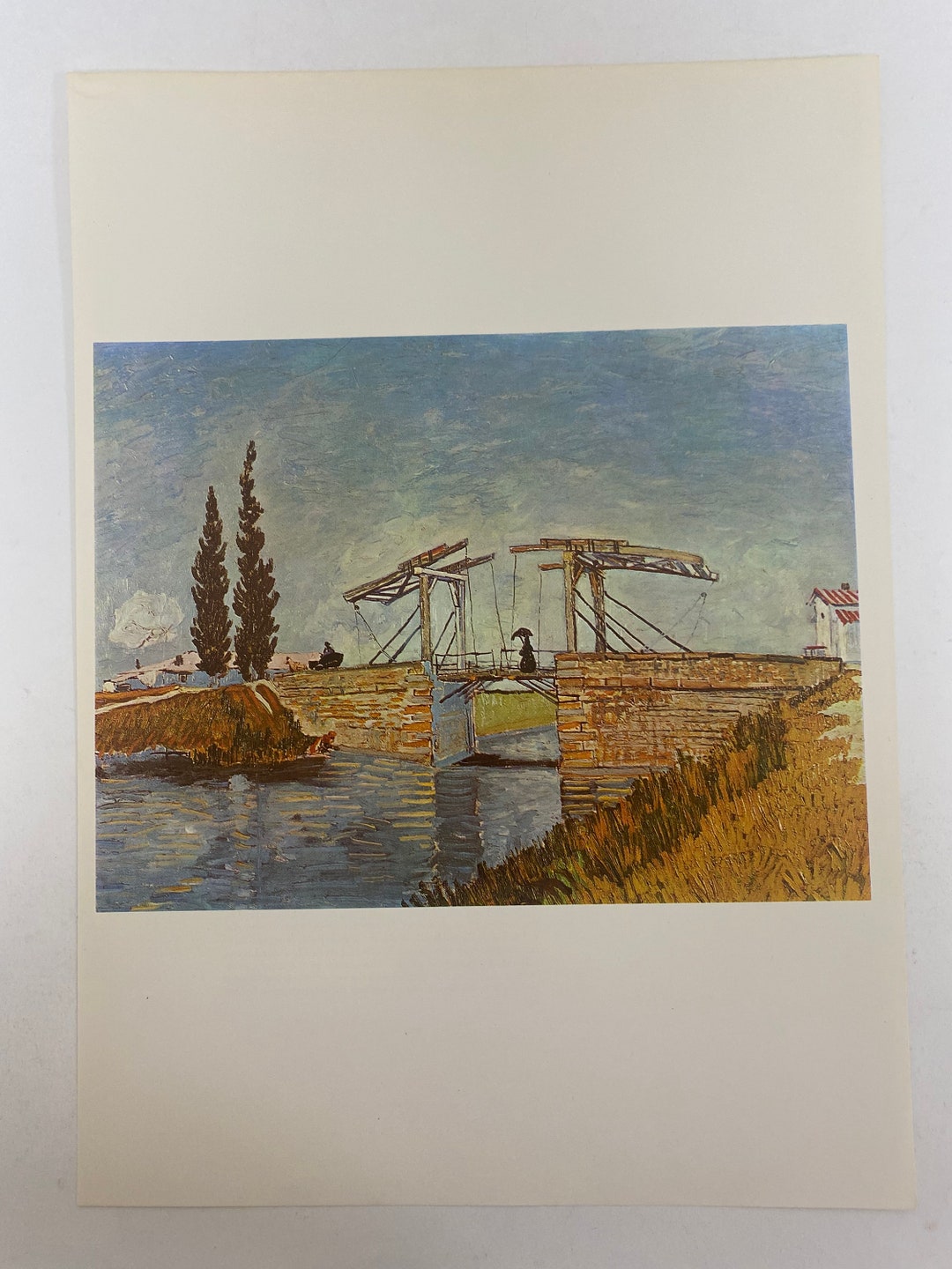 Vincent Van Gogh, the Langlois Bridge, River, Drawing, Poster ...