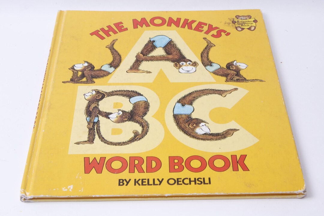 The Monkeys' ABC, Word Book, Kelly Oechsli, Golden Storytime, 1982 ...