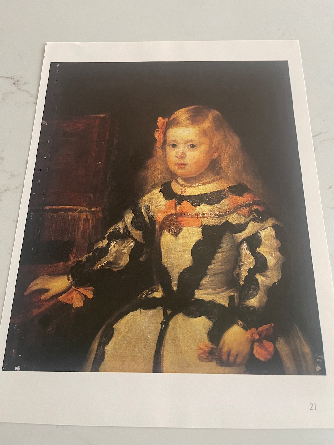 Infanta Margarita, Diego Rodriguez de Silva Velasquez, Portrait, Print ...
