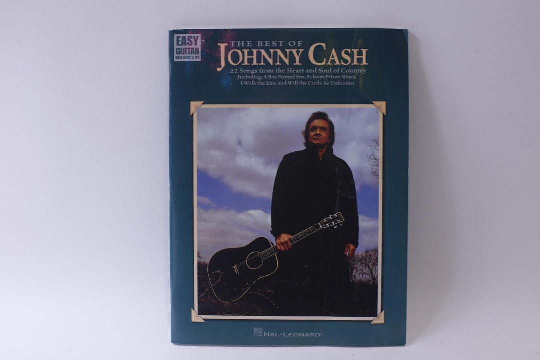 The Best of Johnny Cash, Sheet Music, Book, Hal Leonard, Easy Guitar ...