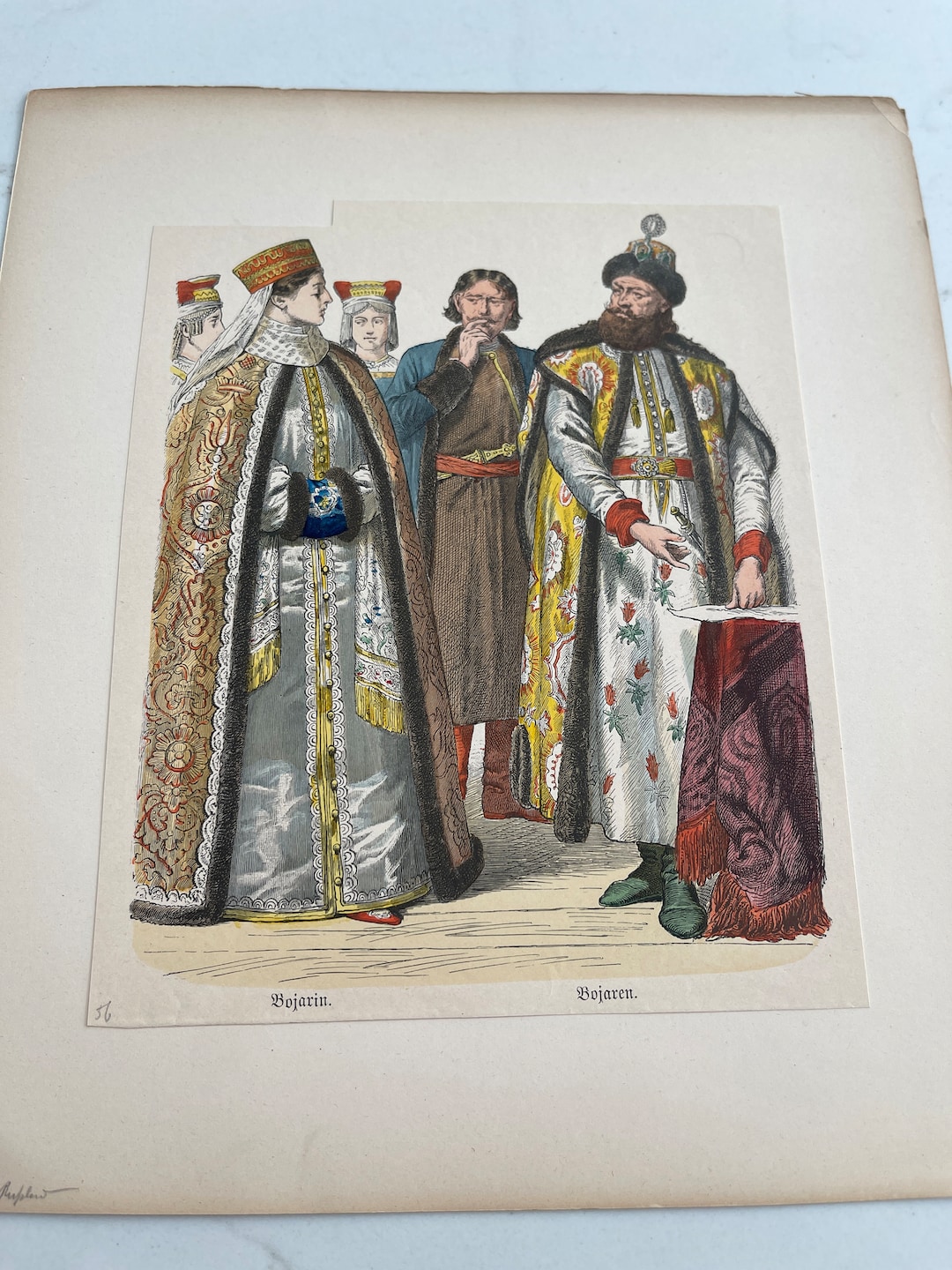 Boyarina, Boyars, Russia, 17-18th Century, History of Costumes, Zur ...