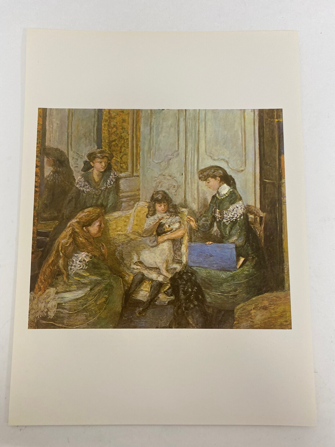 Bonnard, the Natanson Girls, Bookplate, Page, Painting, Print, Medium ...