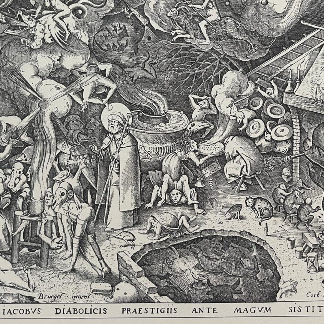 Pieter Bruegel, Saint James and the Magician Hermogenes, Engraving ...
