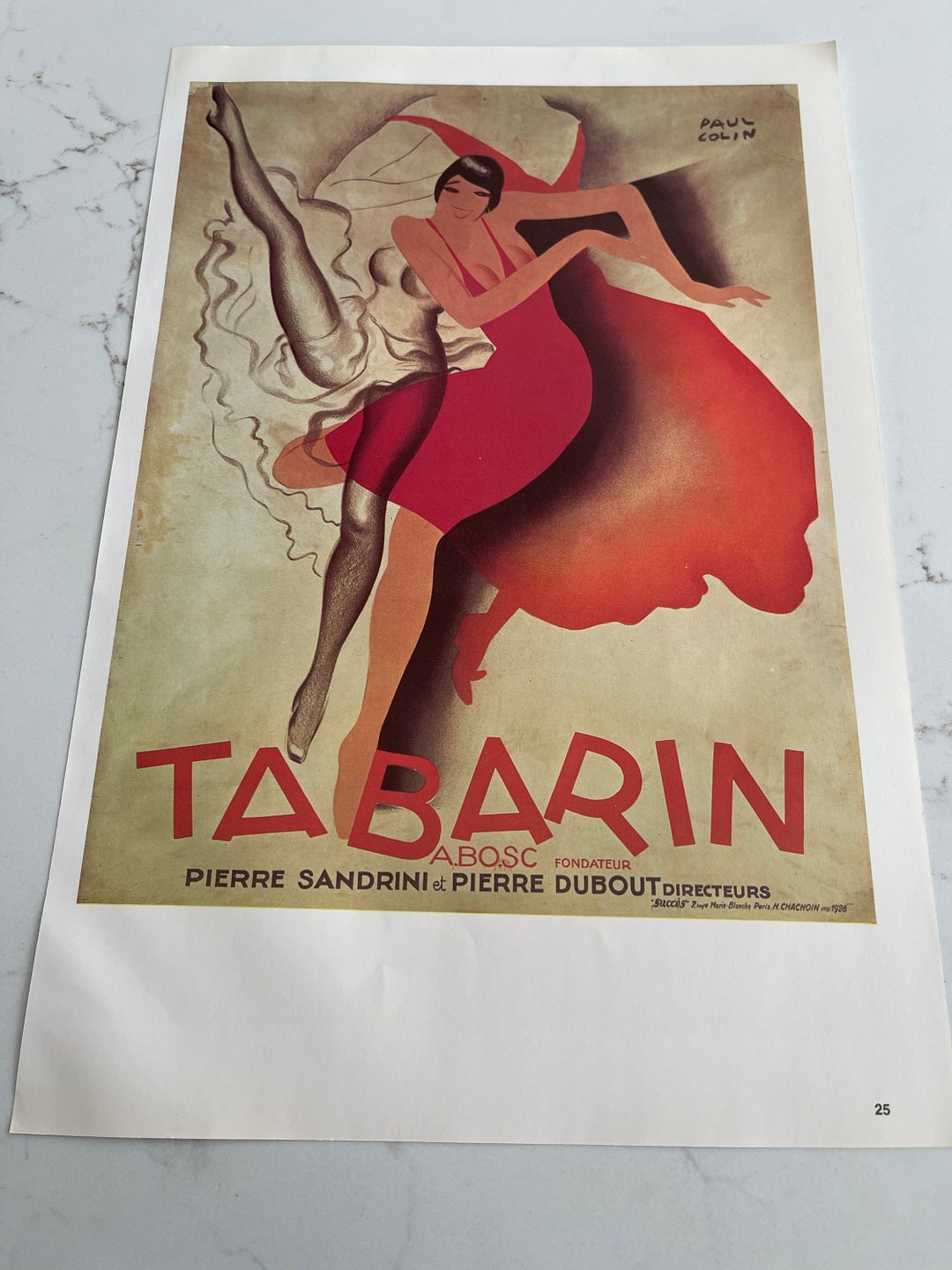 Paul Colin, Tabarin, Plus Ca Change, Dance, Theater, 1920s, Poster ...