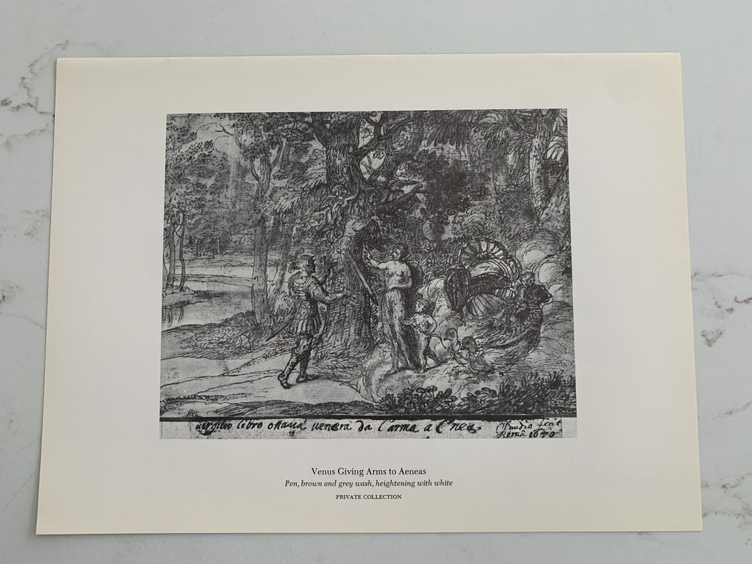 Claude Lorrain, Venus Giving Arms to Aeneas, Rural Dance, Poster ...