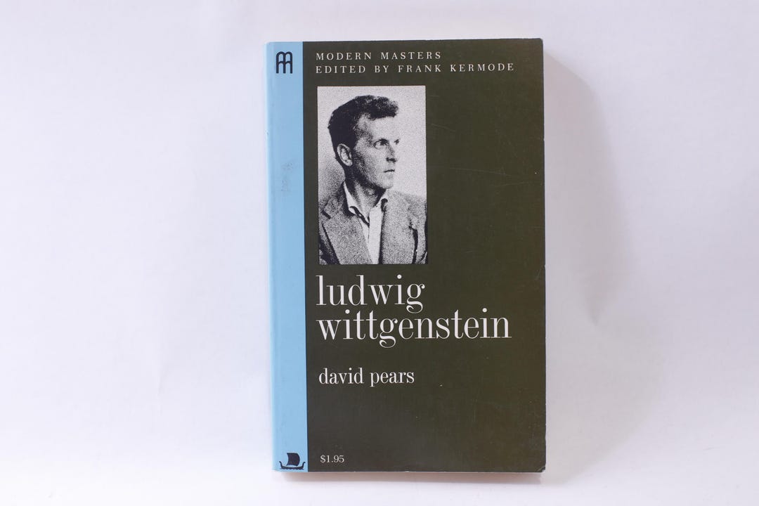 Ludwig Wittgenstein, David Pears, Modern Masters Series, 1970, the ...