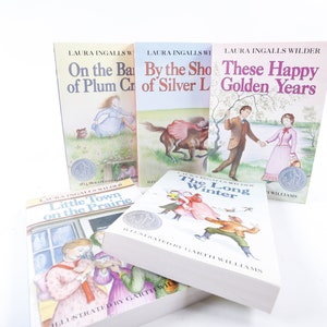 Laura Ingalls Wilder Book Set Illustrated Newbery Honor Book Colorful ...