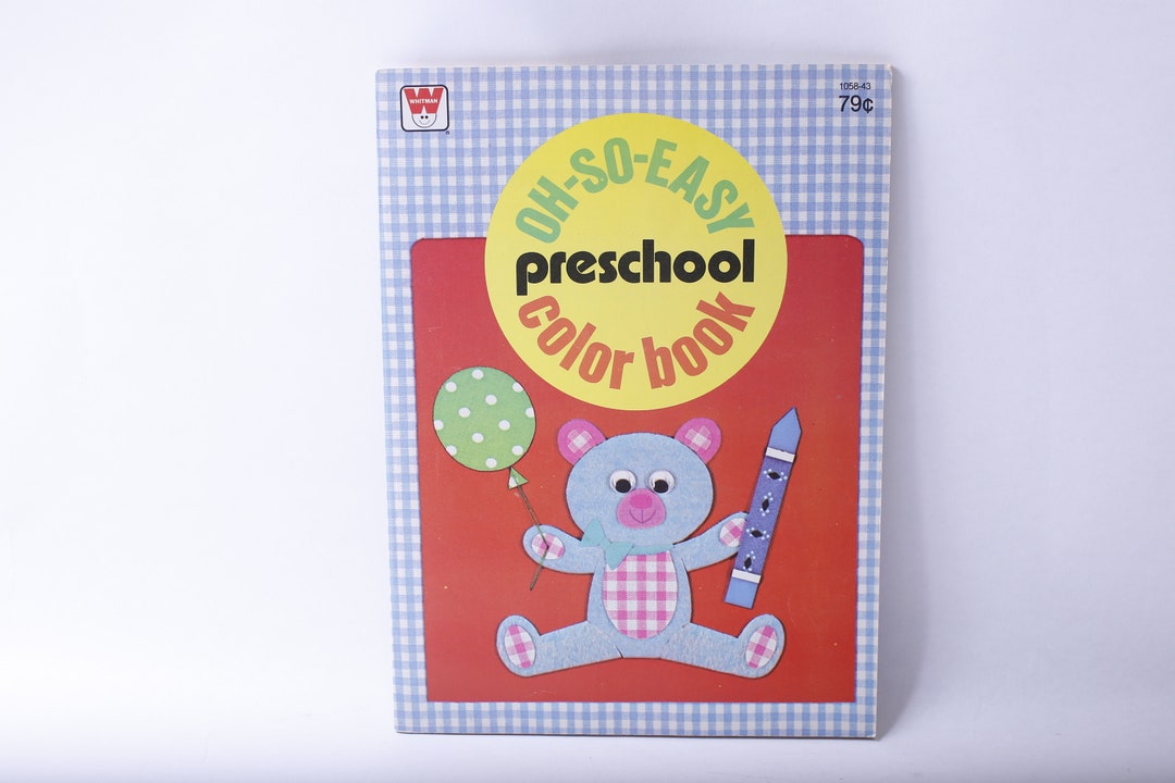 Preschool, Oh-so-easy Color Book, 1978, Whitman, Children, Learning ...