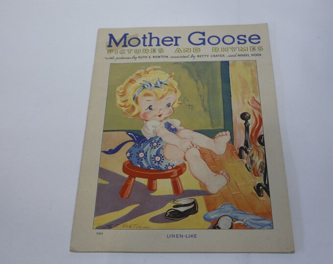 Mother Goose, Pictures and Rhymes, Ruth E Newton, Liken-like, Whitman ...