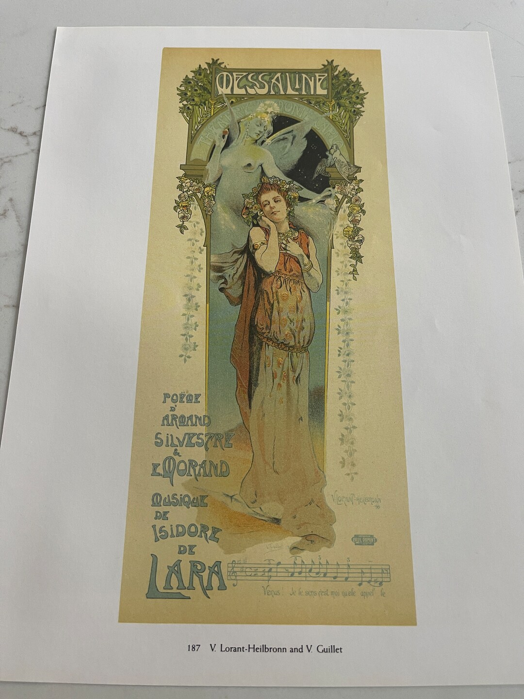 Messaline Poster, V.-lorant-heilborn and V. Guillet Artwork, Historical ...