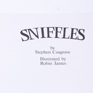 Sniffles, Stephen Cosgrove, A Serendipity Book, Illustrated, Softcover ...