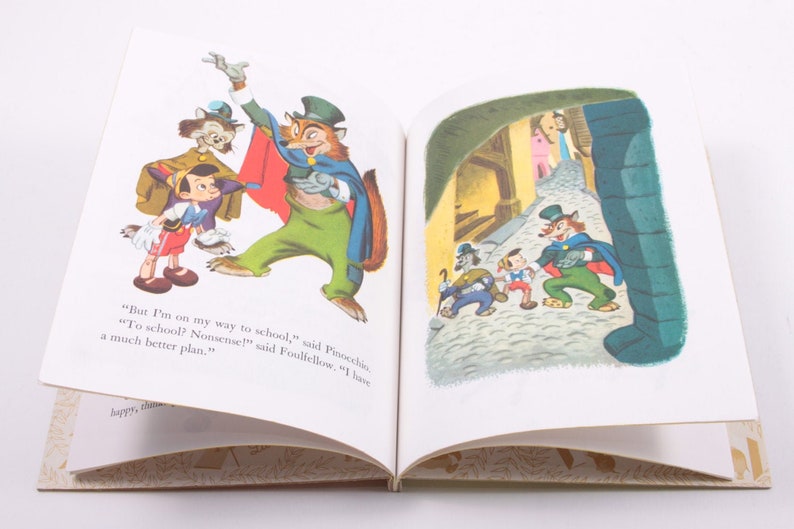 Walt Disney's Pinocchio, A Little Golden Book, Vintage, Disney, Classic ...