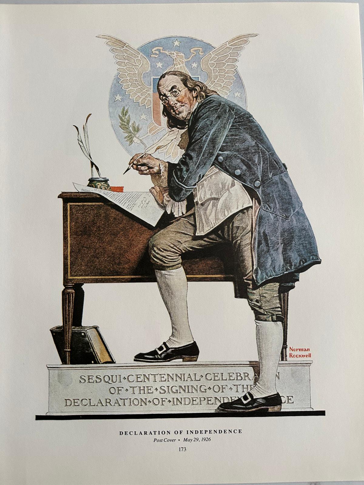 Norman Rockwell, the Scholar, Pupil and Master, Declaration, of ...