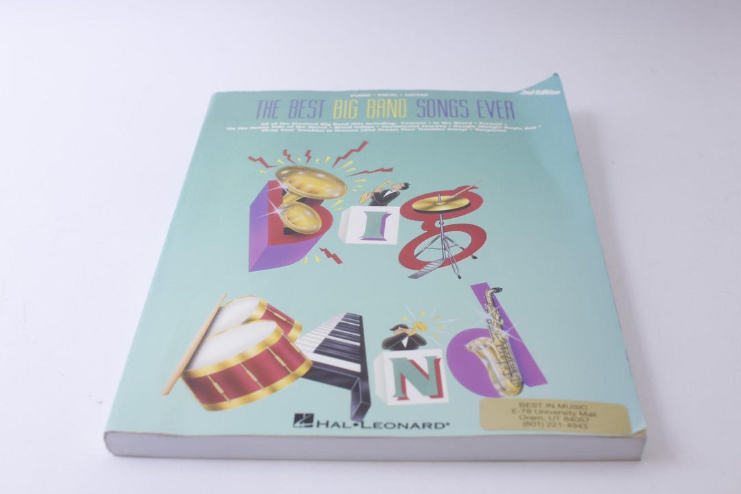 The Best Big Band Songs Ever, Sheet Music, Book, Hal Leonard, Note ...