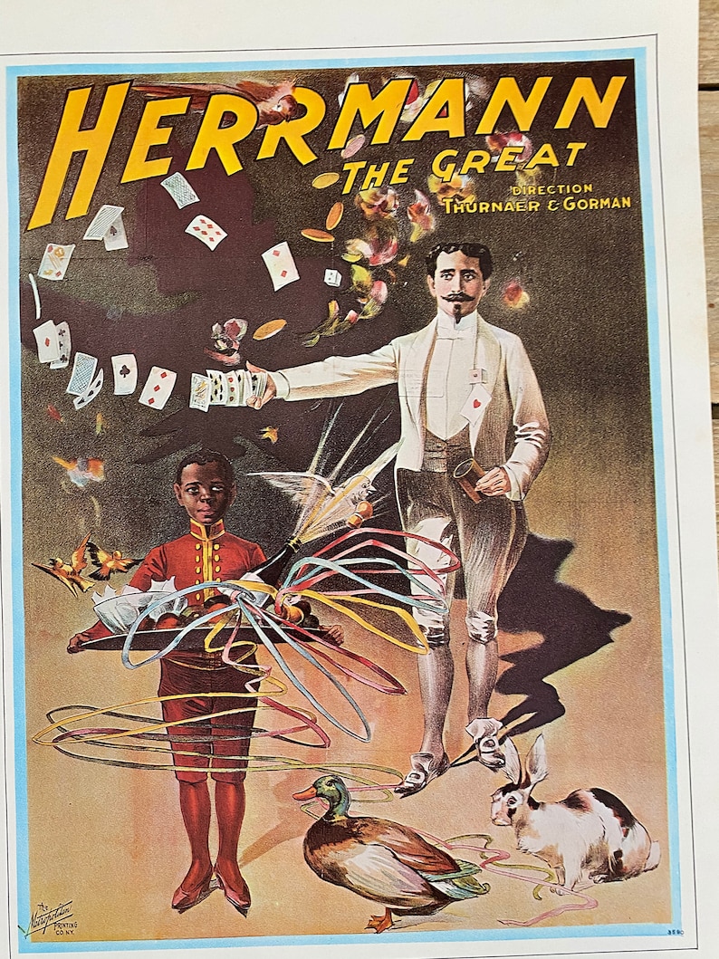 Herrmann the Great Adelaide Herrmann Magic Poster - Etsy