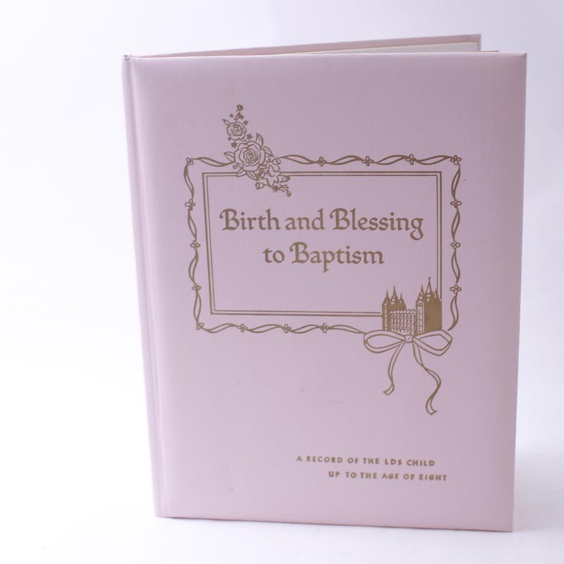 Lds Baptism Memory Book - Etsy