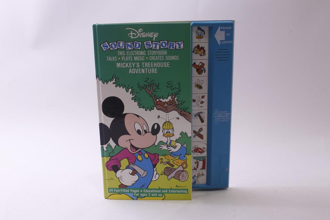 Disney, Sound Story, Mickey's Treehouse Adventure, Electronic Storybook ...