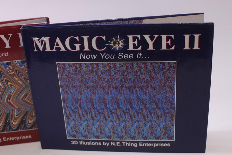 Magic Eye, Art Book, Lot, 3D Illusions, NE Thing Enterprises, Hardcover ...