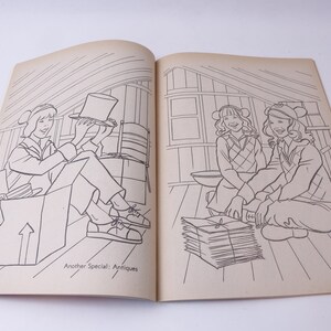 Uncolored, Disney, New Mickey Mouse Club, Whitman, Coloring Book ...