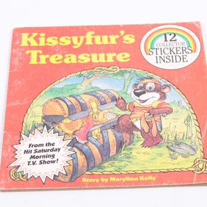 Kissyfur's Treasure, Vintage, Picture Book, Child Reading, Nursery ...