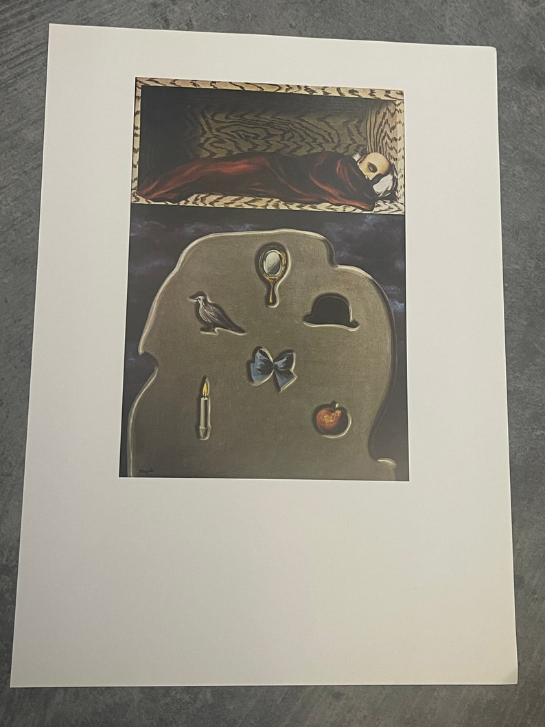 René Magritte the Reckless Sleeper Print Reproduction - Etsy