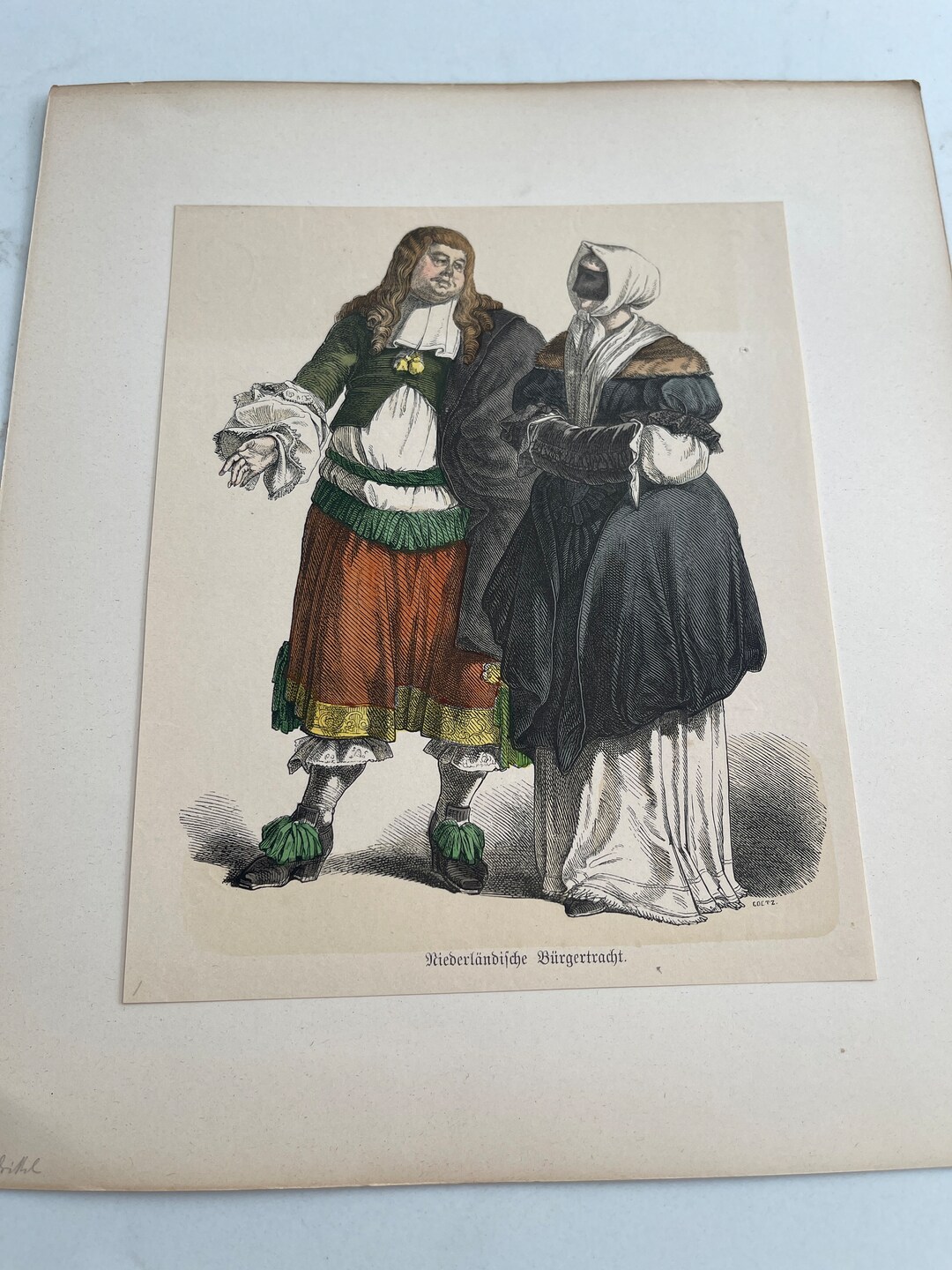 Dutch Middle-class Dress, Couple, 17th Century, History of Costumes ...