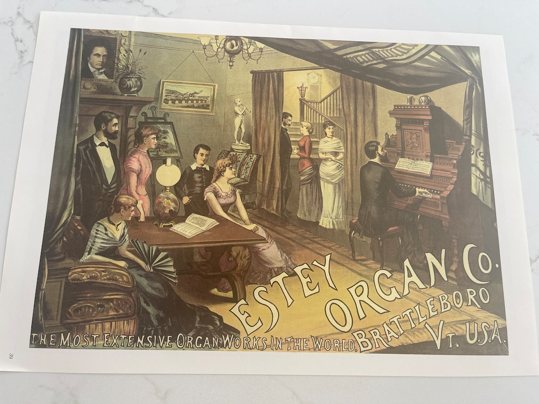 Estey Organ Co., Brattleboro, USA, Bookplate, Most Expensive, Organ ...