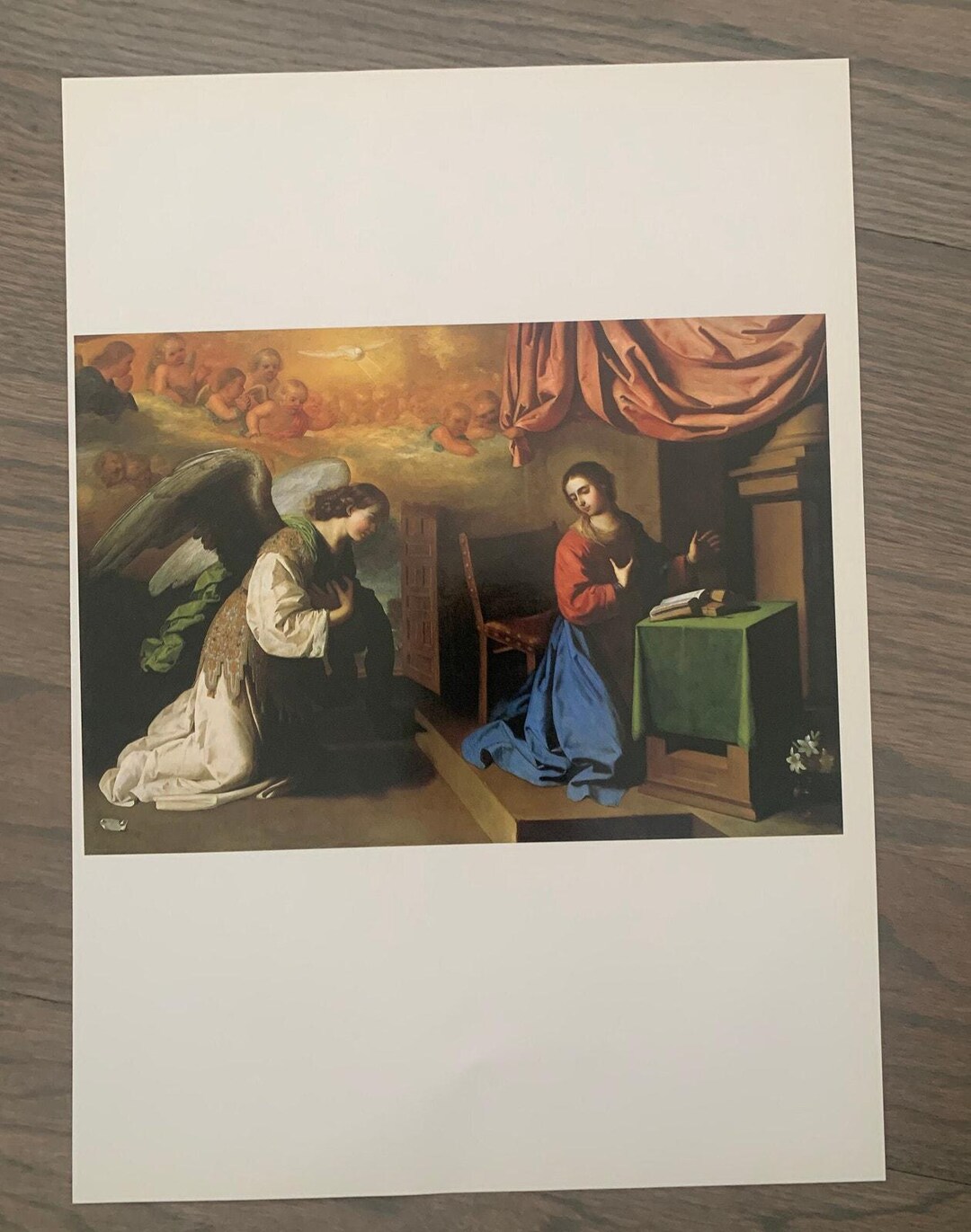 Zurbaran, the Annunciation, Virgin Mary, Gabriel, Christian, Painting ...