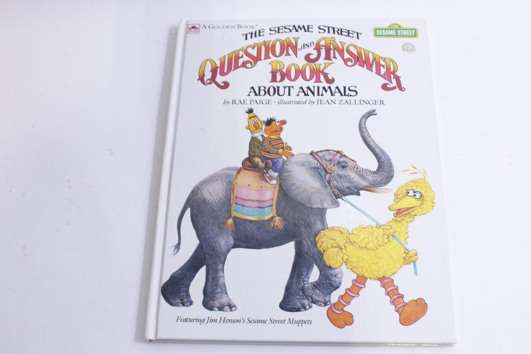 Sesame Street, Question and Answer Book About Animals, Rae Paige ...