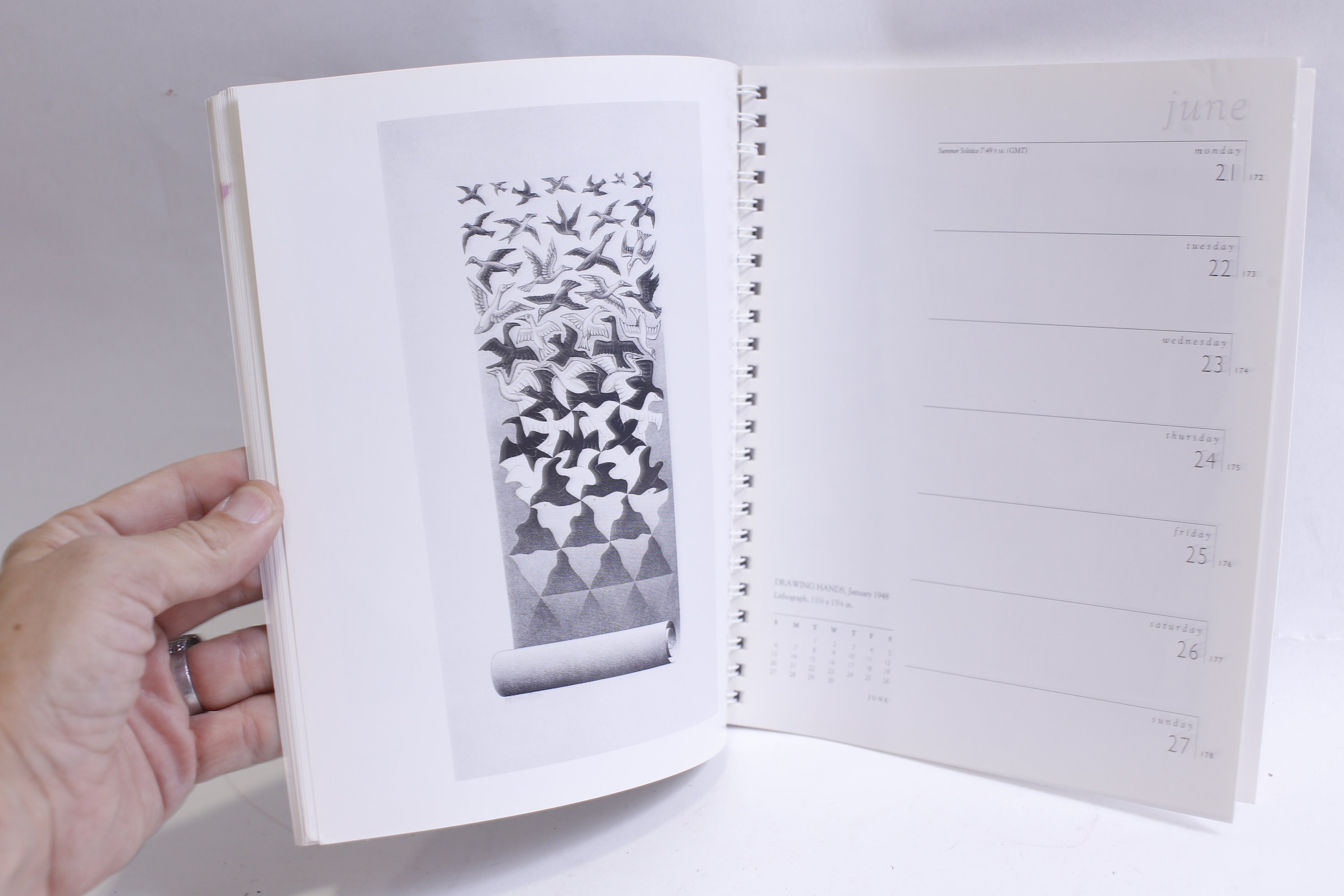 MC Escher Evolutions Engagement Calendar, Used, Lots of Prints, Plates ...