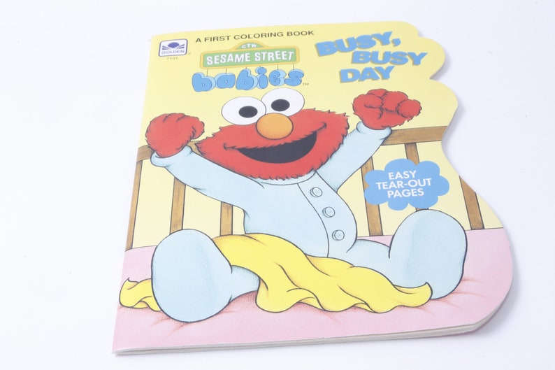 Sesame Street Babies A First Coloring Book Shape Book - Etsy