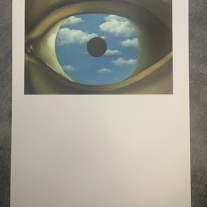 René Magritte, the False Mirror, Print, Reproduction, Surrealism ...