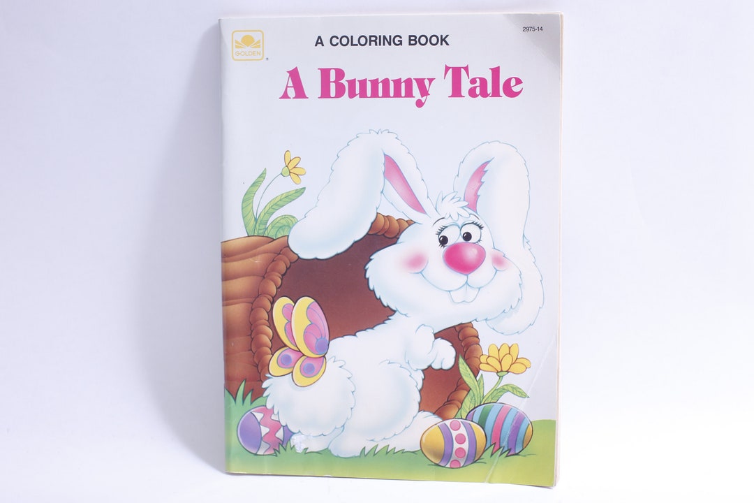 A Bunny Tale, Coloring Book, 1991, Golden, Easter, Fun, Adventure ...