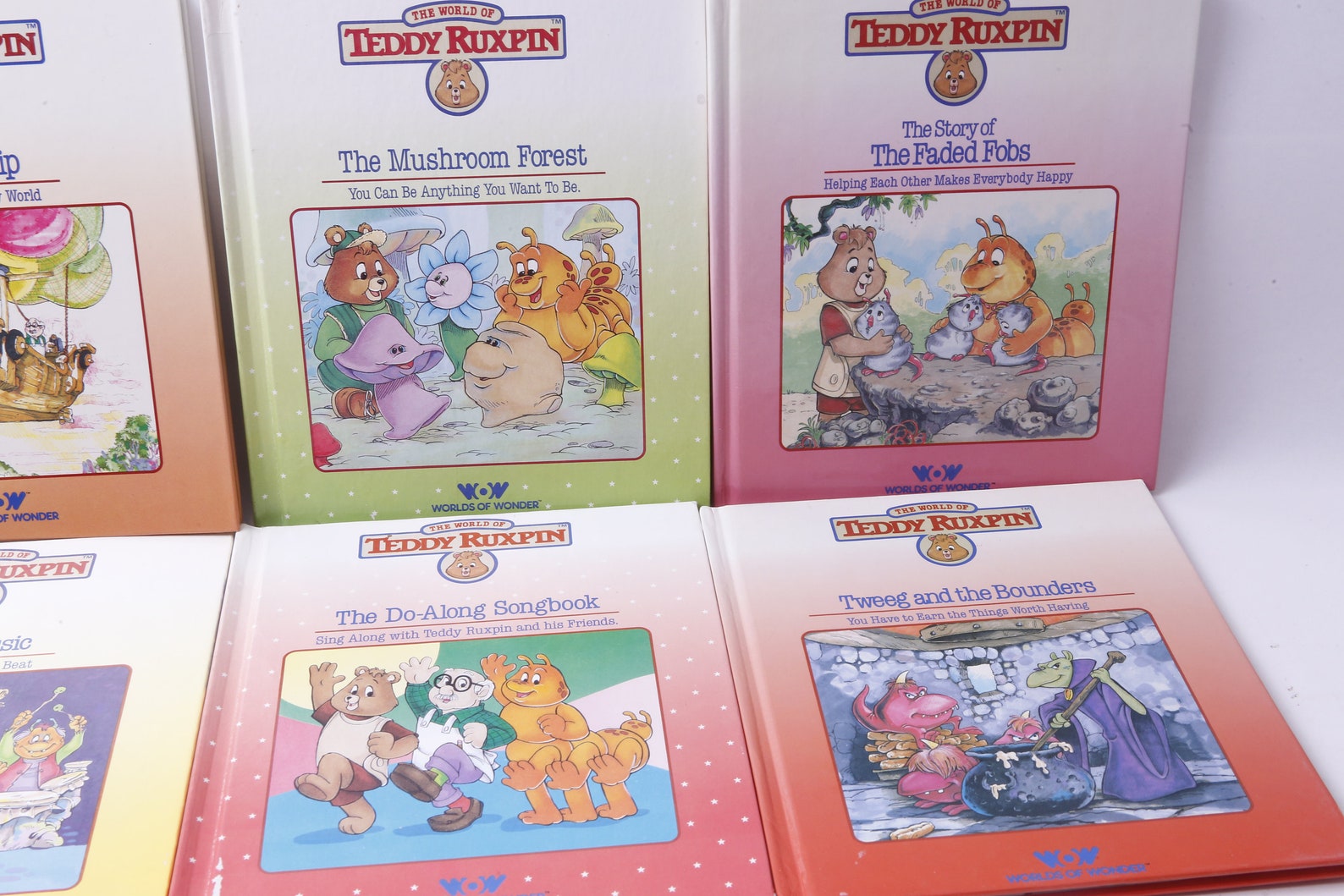 Teddy Ruxpin Book Set Stories World's of Wonders - Etsy