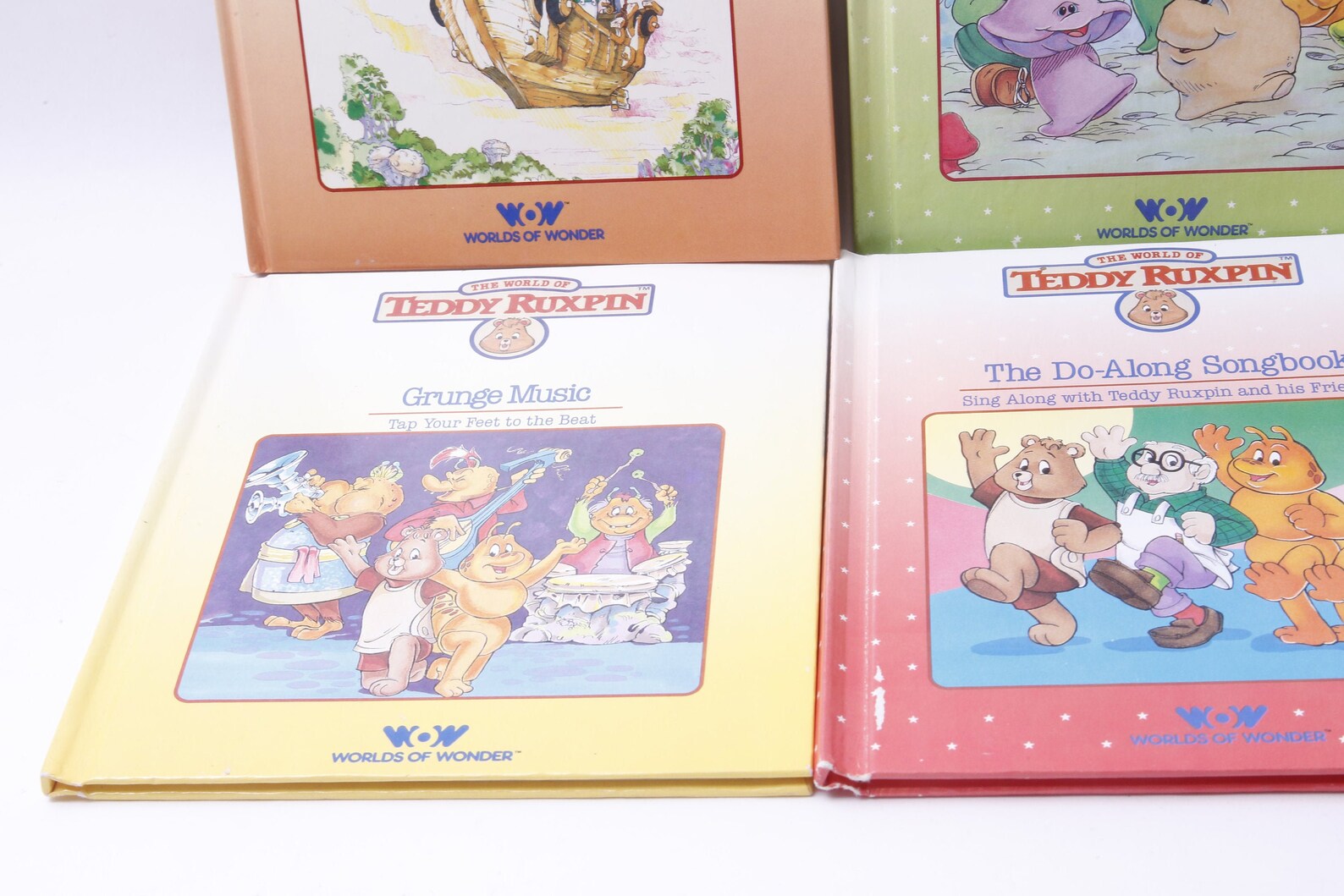 Teddy Ruxpin Book Set Stories World's of Wonders - Etsy
