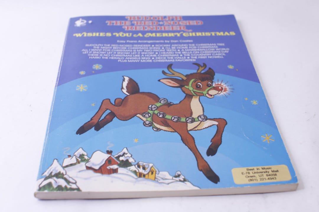 Rudolph the Red-nosed Reindeer, Songbook, Christmas, Sheet Music, Piano ...