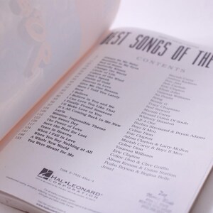 Best Songs of the 90s, Songbook, Piano, Vocal, Guitar, Hal Leonard ...