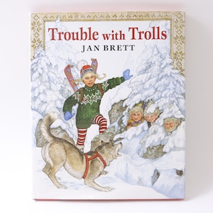 Trouble With Trolls, Jan Brett, Story, Dog, Vintage, Picture Book ...