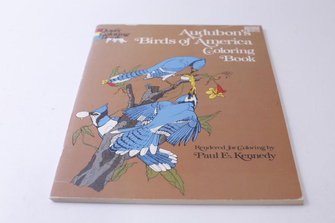 Audubon, Birds of America, Coloring Book, Paul, E, Kennedy, Dover ...