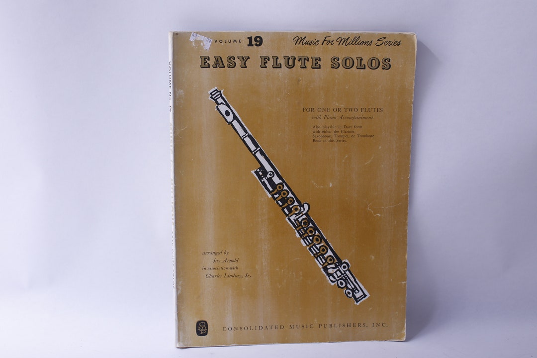 Easy Flute Solos, Music for Millions Series, Volume 19, Jay Arnold ...