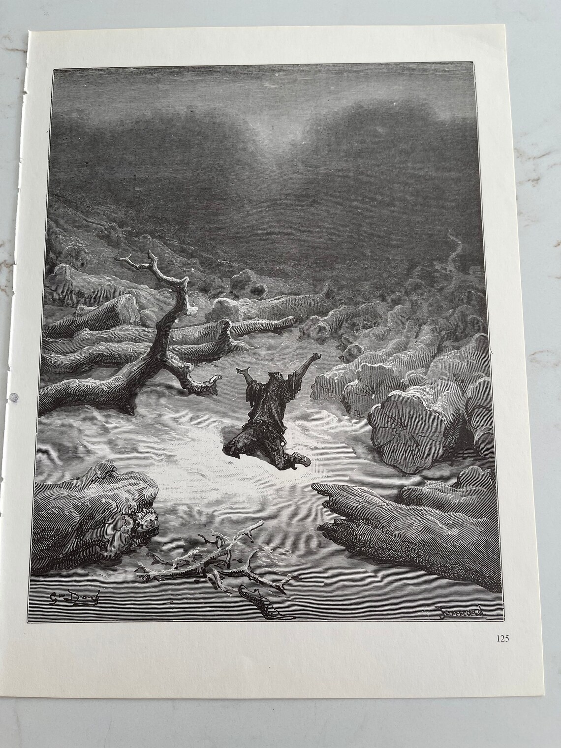 Gustave Dore, the Woodman and Mercury, Trees, Graphics, Picture, Book ...